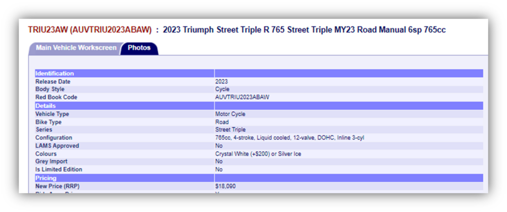 RedBook Launches Rego to ID for Motorcycles - carsales | Business